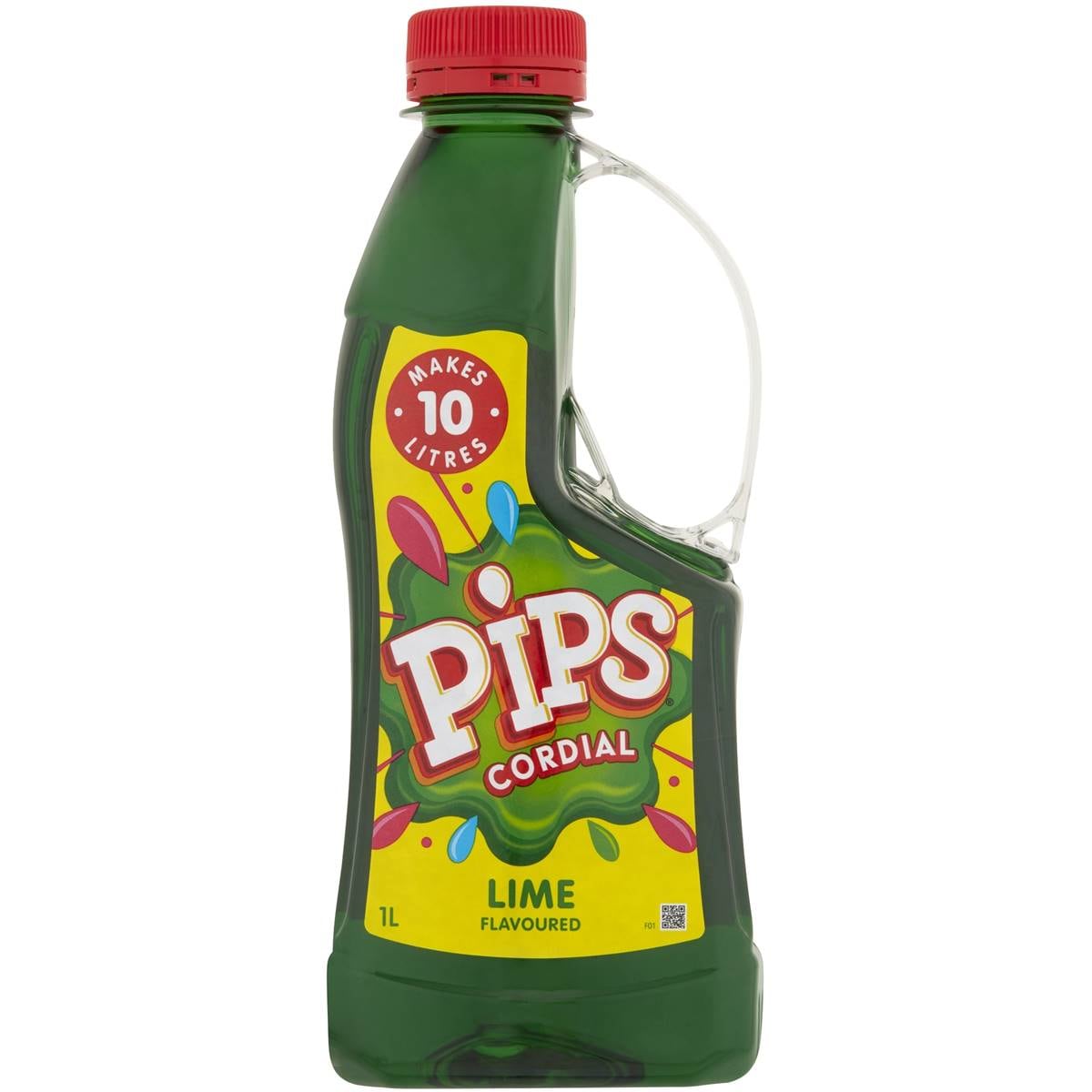 Pips Cordial Lime Double Concentrate 1l | Woolworths