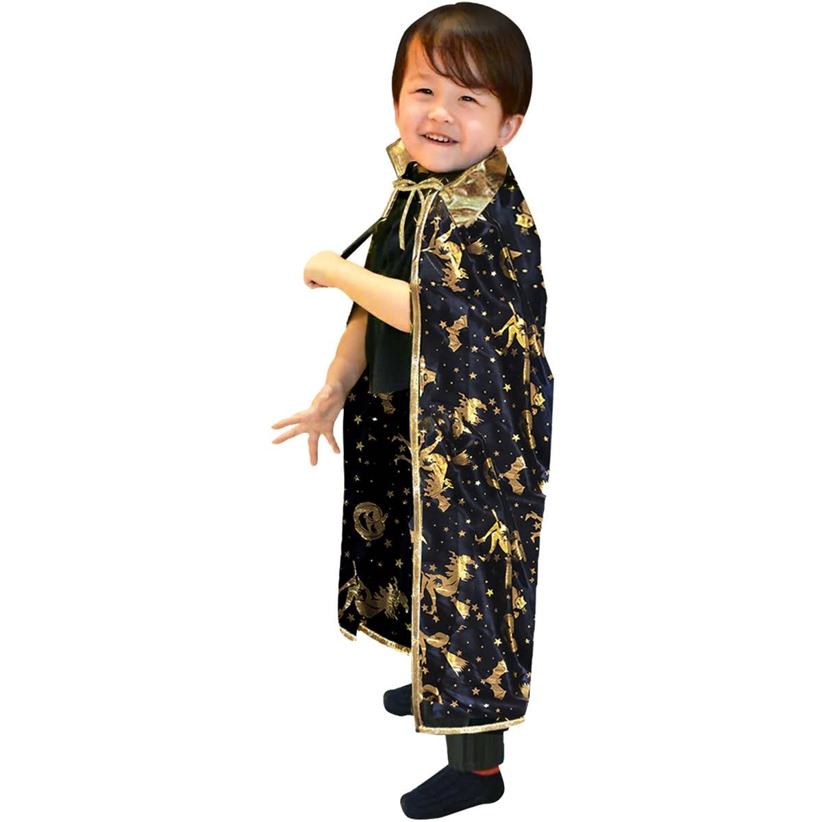 Halloween Kids Cape Gold Each | Woolworths