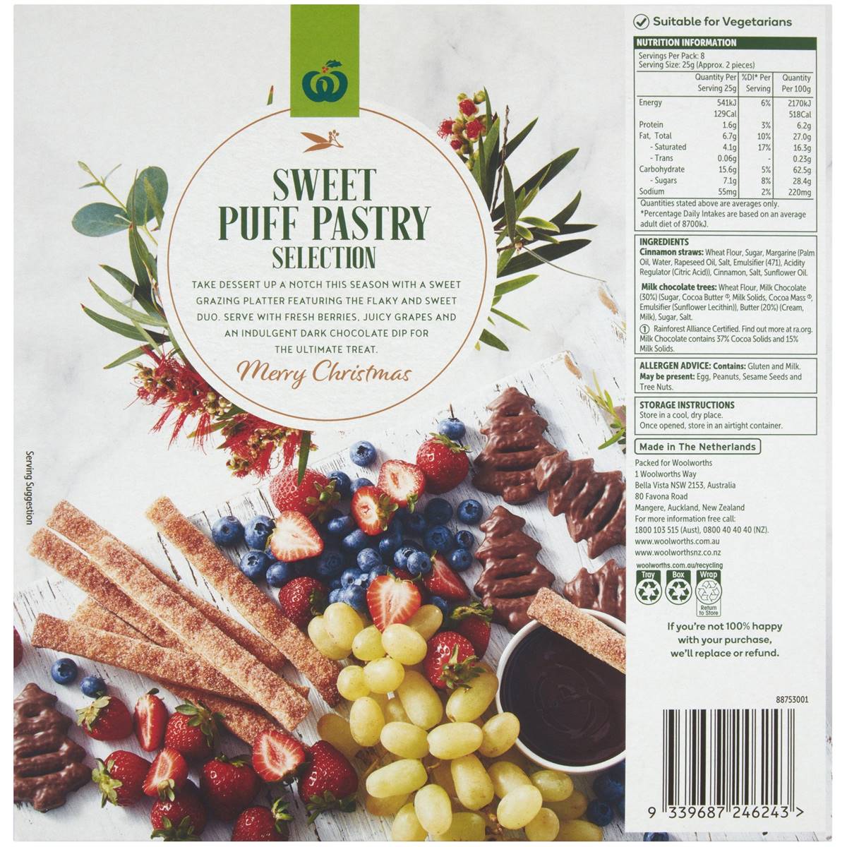Woolworths Sweet Pastry Selection 200g | Woolworths