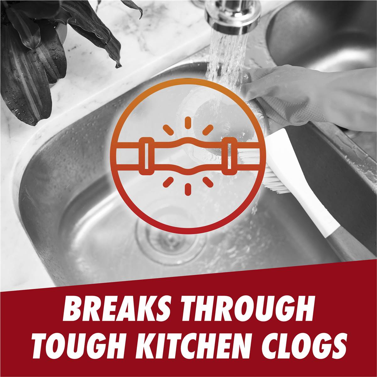 Drano Kitchen Max Gel Drain Cleaner 770ml | Woolworths