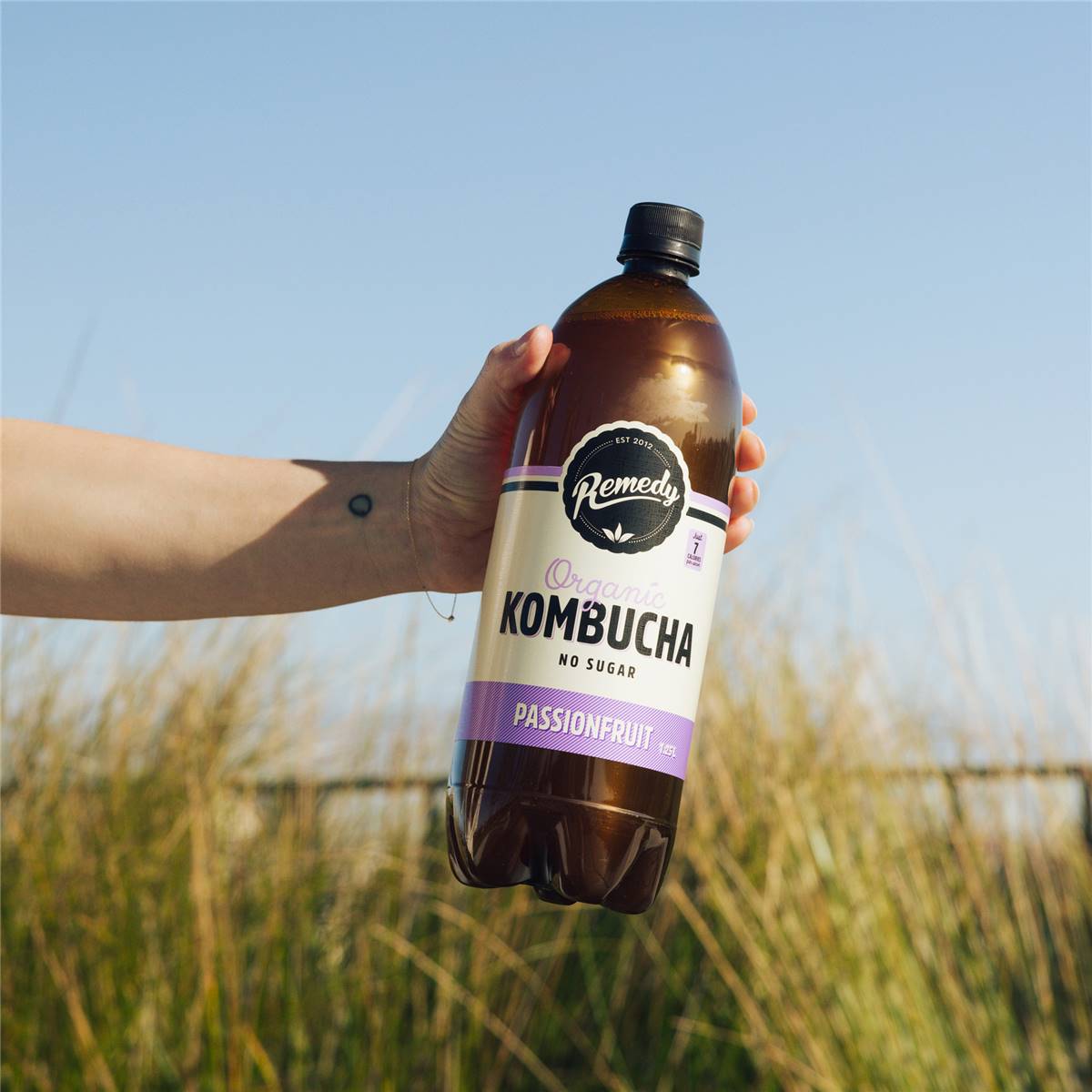 Remedy Organic Kombucha Passionfruit 1.25l | Woolworths