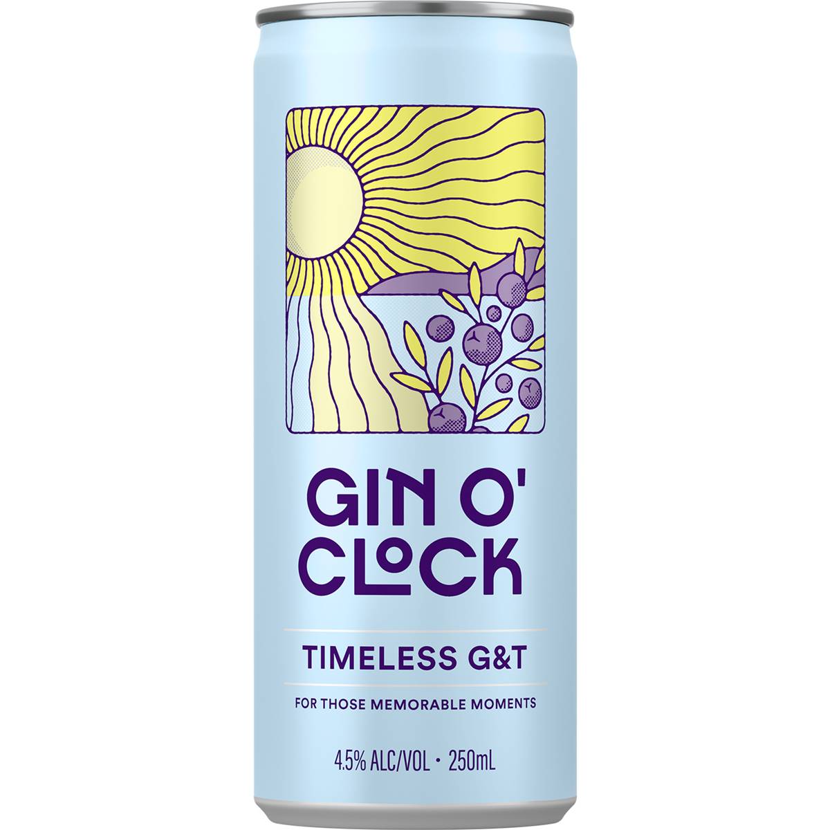 Gin O' Clock Timeless G&t Can 250ml | Woolworths
