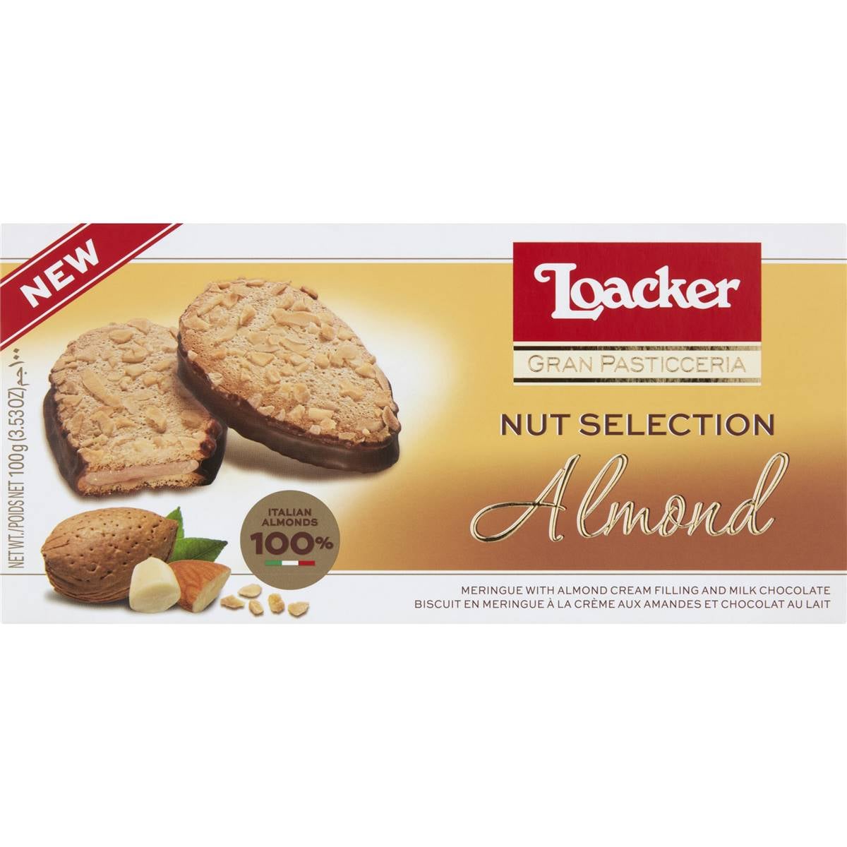 Loacker Gran Pasticceria Nut Selection Almond 100g | Woolworths