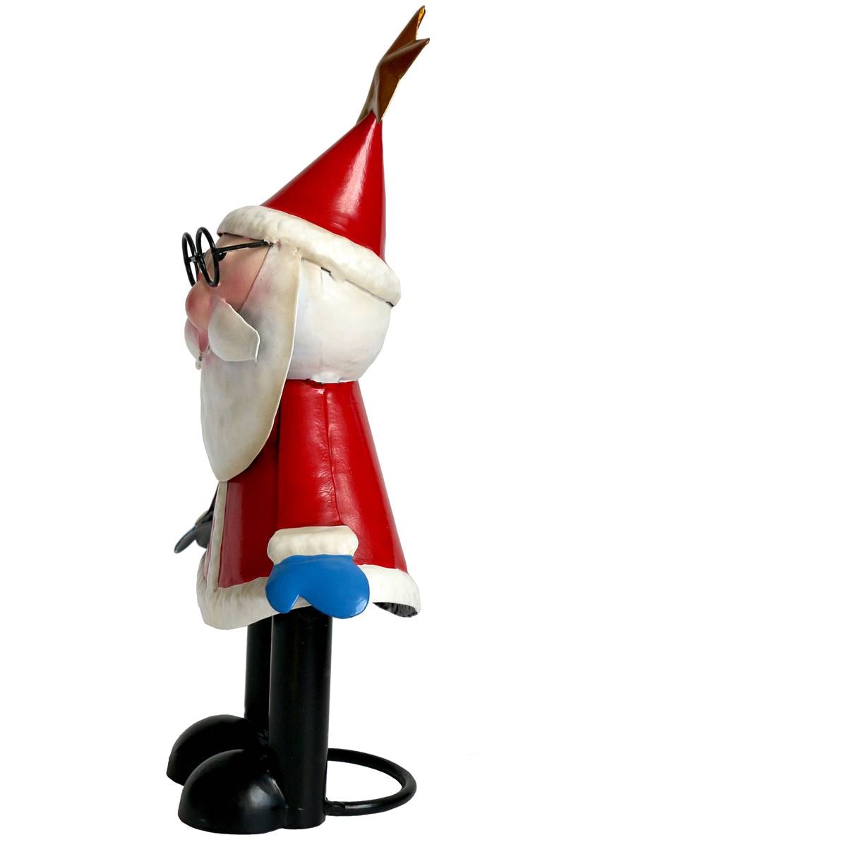 Christmas Metal Santa Each | Woolworths
