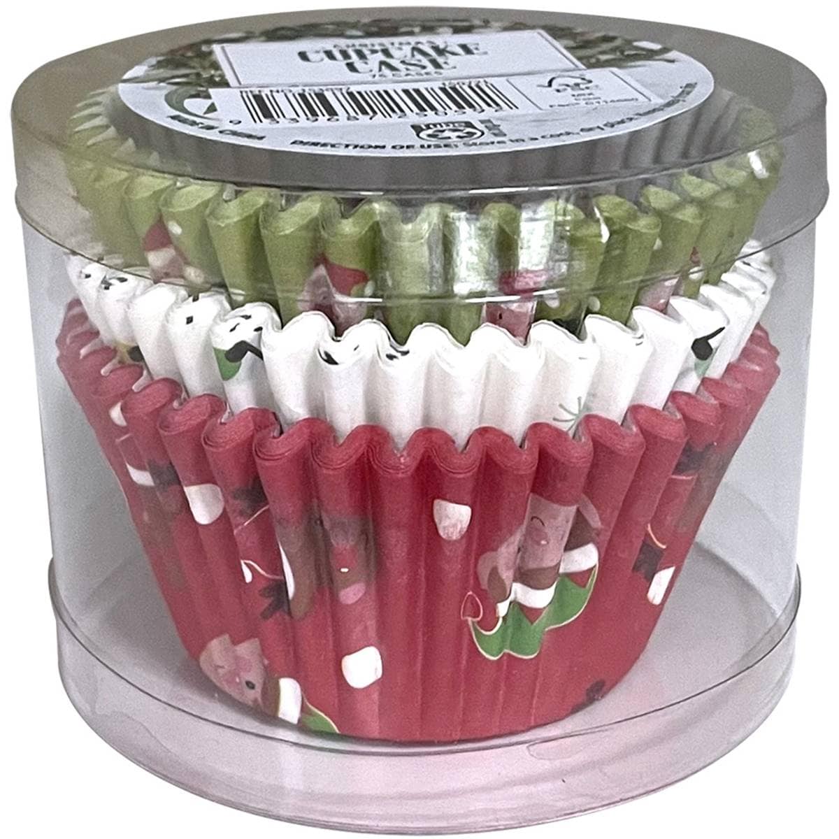 Christmas Cupcake Cases Large Each | Woolworths