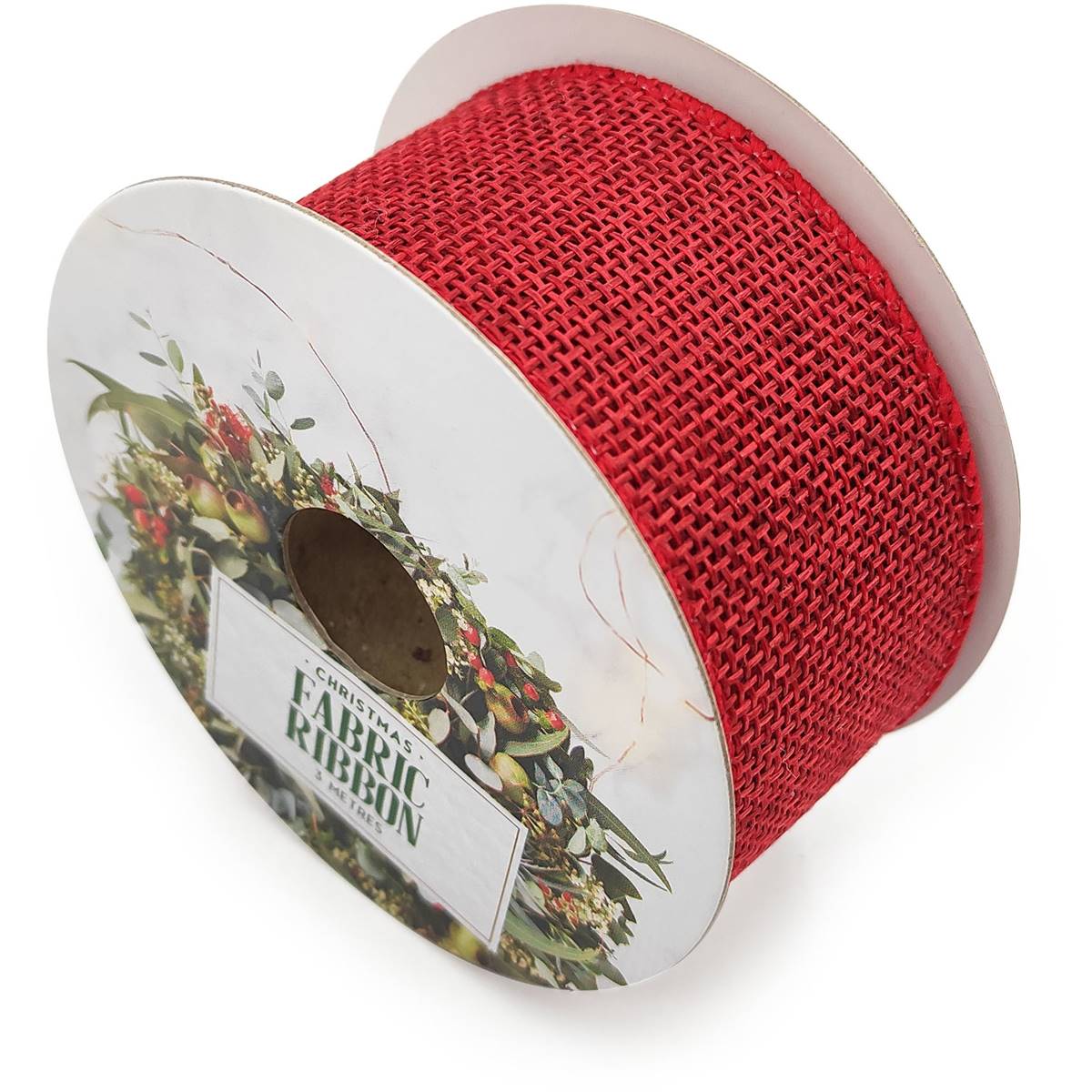 Christmas Red Fabric Ribbon 3 Meters Each | Woolworths