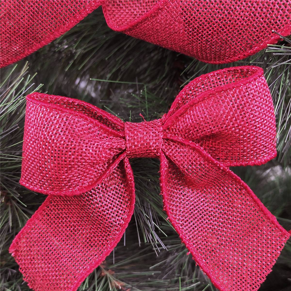 Christmas Red Fabric Ribbon 3 Meters Each | Woolworths
