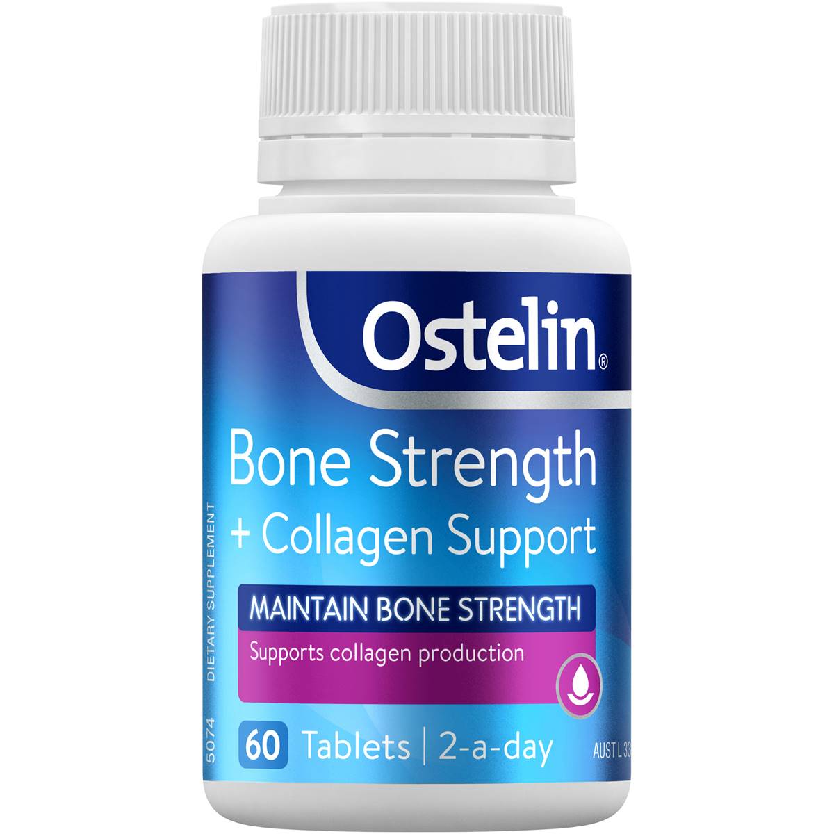 Ostelin Bone Strength + Collagen Tablets With Vitamin D Calcium 60 Pack ...