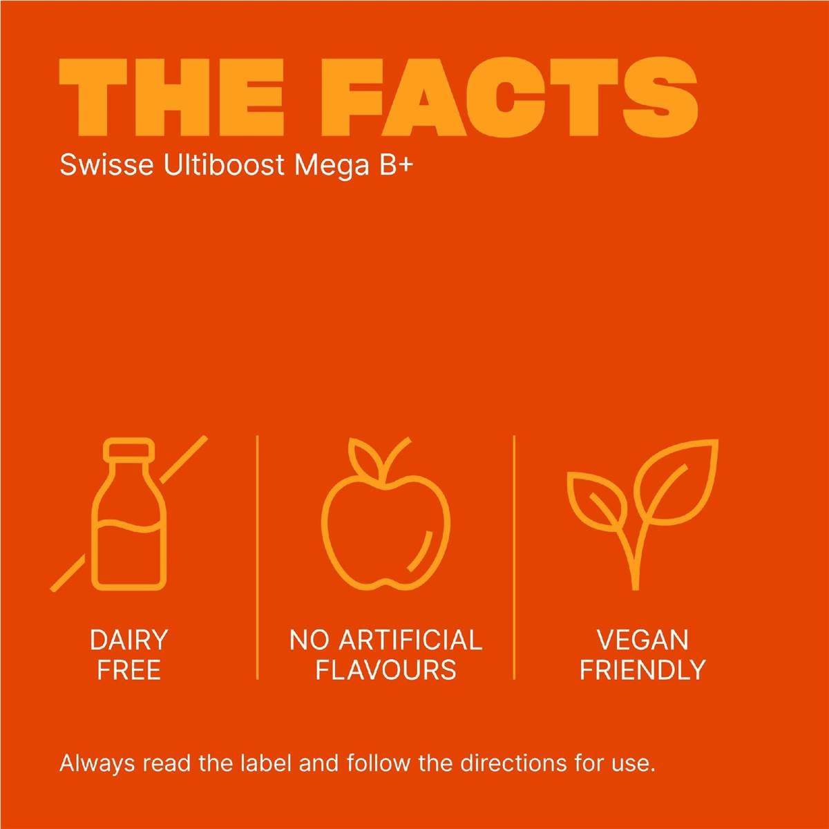 Swisse Ultiboost Mega B+ Tablets Supports Energy Production 60 Pack ...