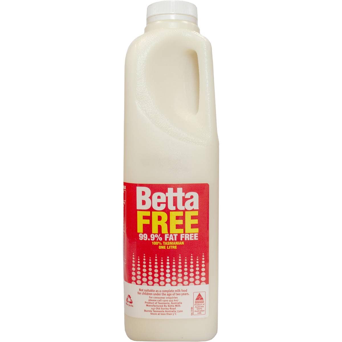 Betta Skim Milk 1l | Woolworths
