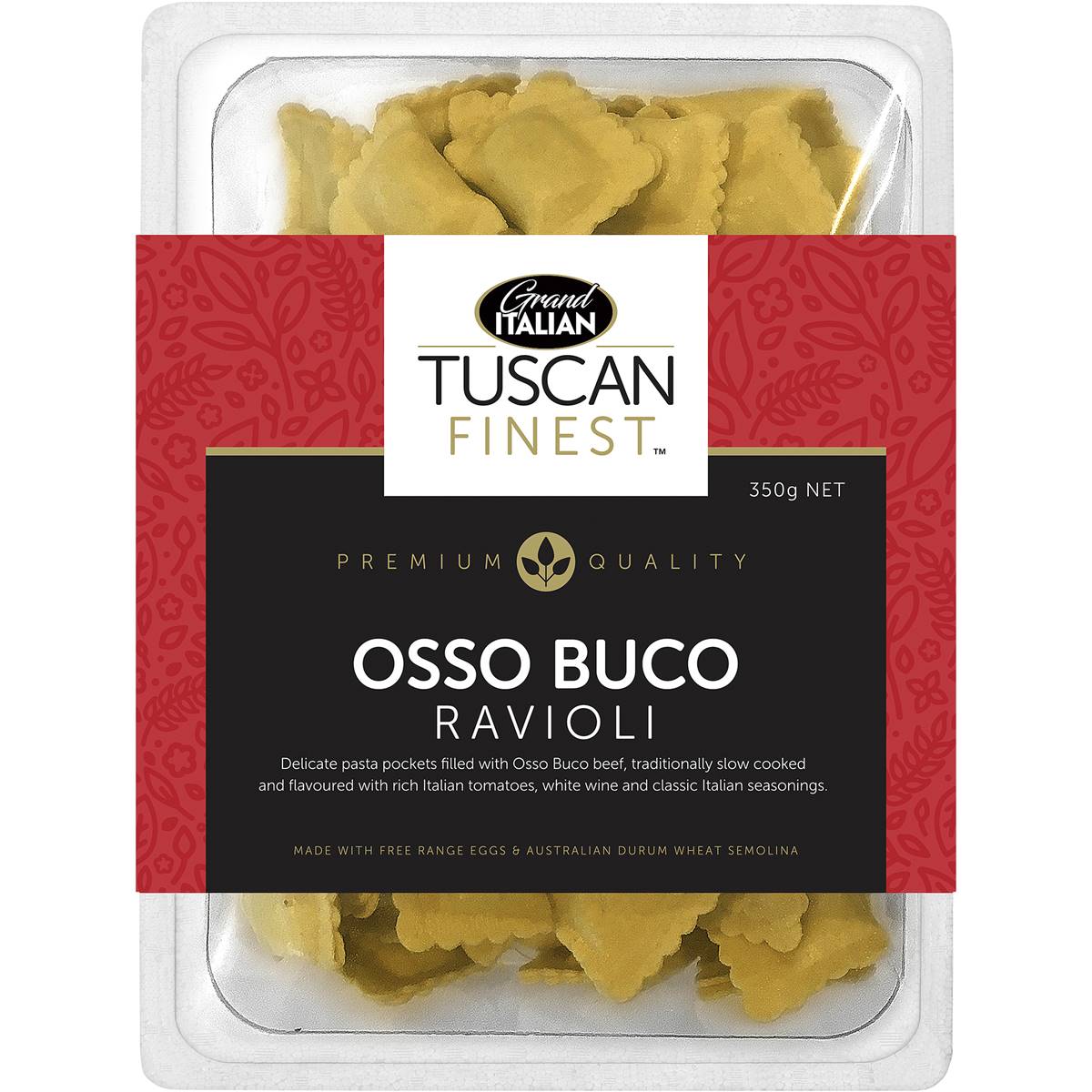 Grand Italian Tuscan Finest Osso Bucco Ravioli 350g | Woolworths