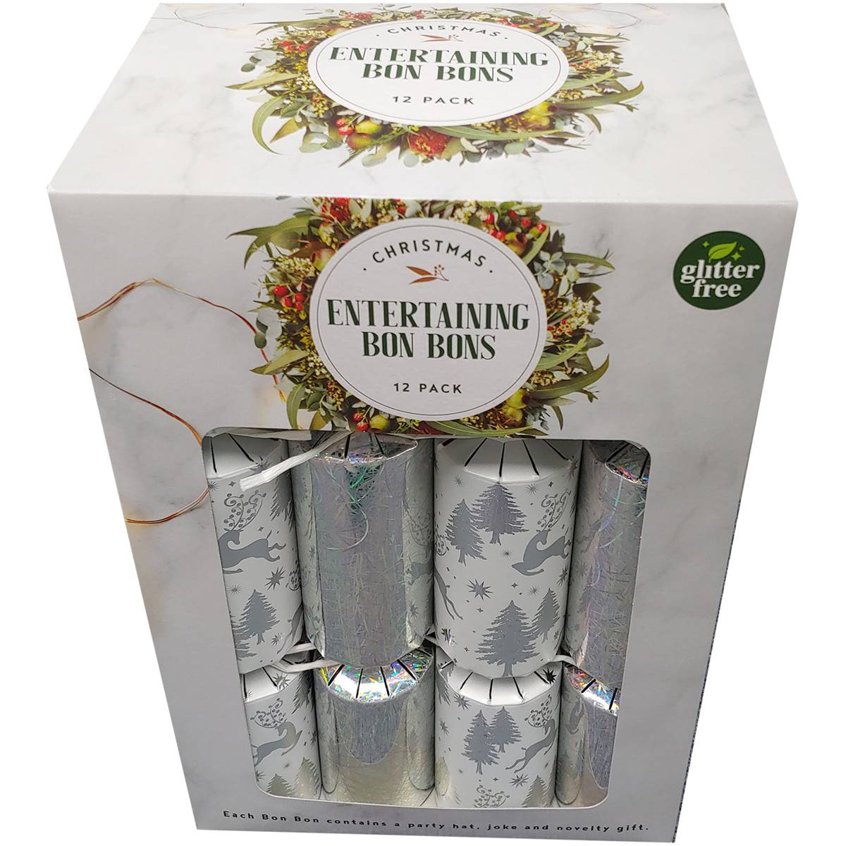 Christmas Silver Entertaining Bon Bons 12 Pack | Woolworths
