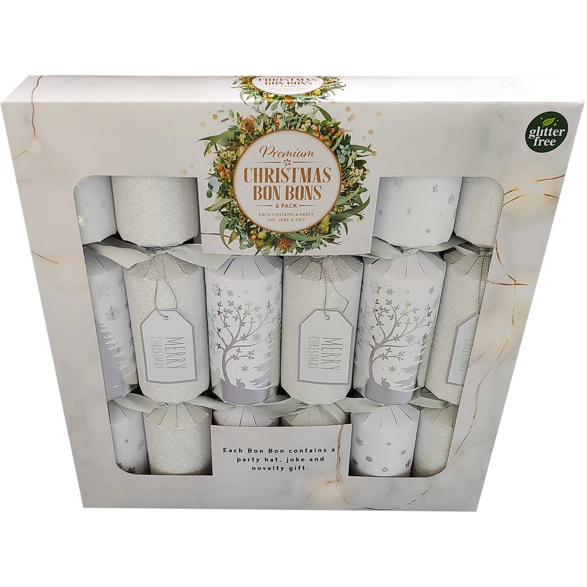 Christmas Bon Bons Premium Silver 6 Pack | Woolworths