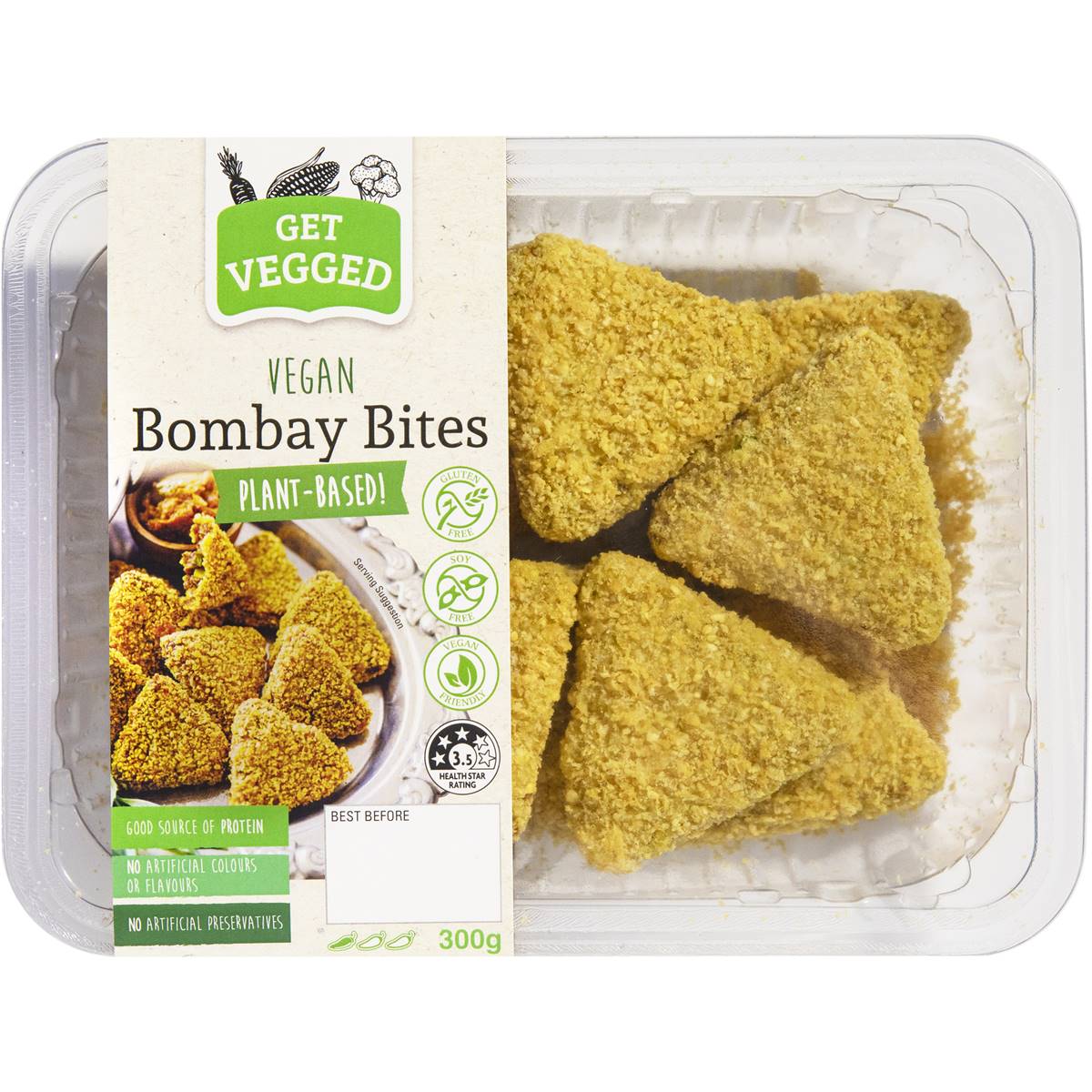 Get Vegged Bombay Vegan Bites 300g | Woolworths