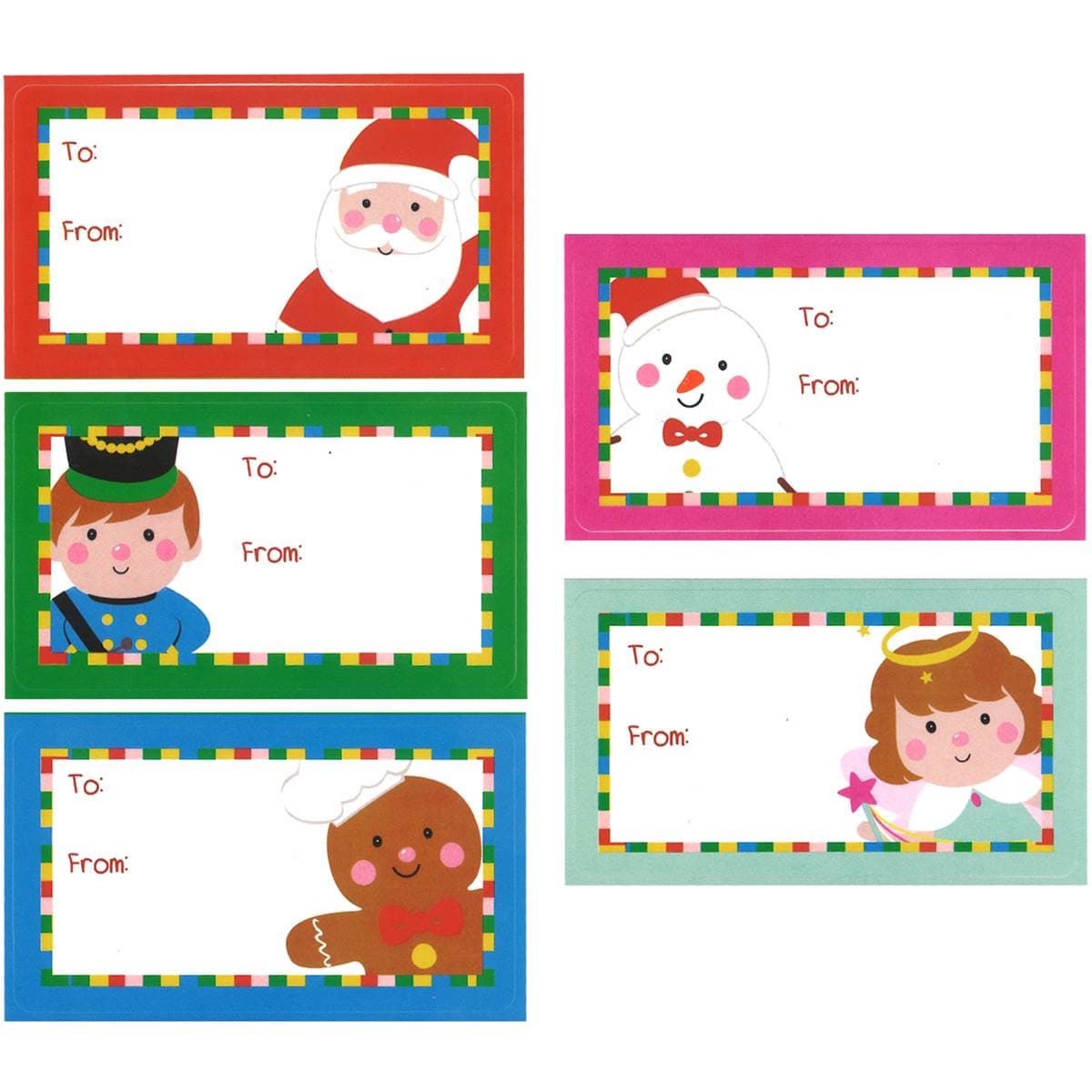 Christmas Present Stickers Boxed Character 100 Pack | Woolworths