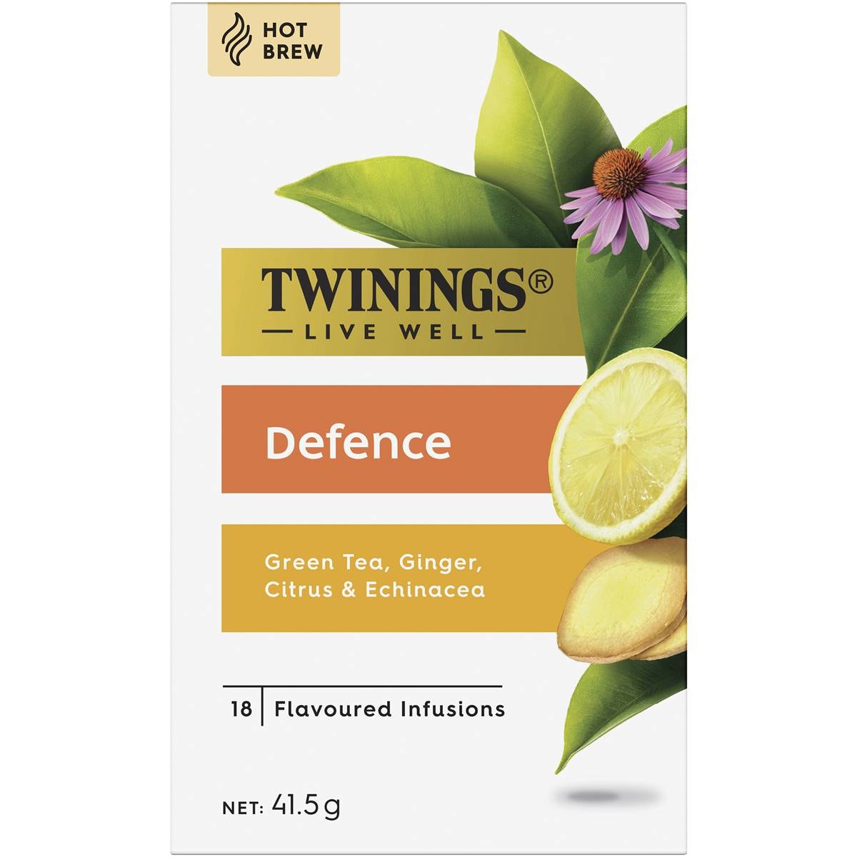 Twinings Live Well Defence Herbal Tea Bags 18 Pack | Woolworths