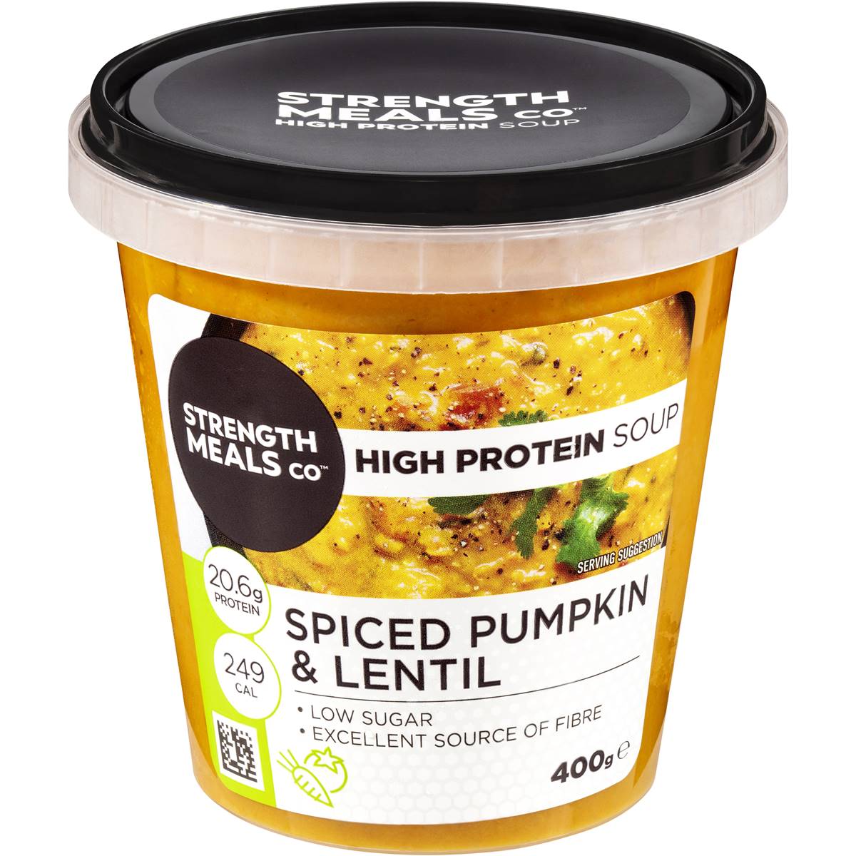 Strength Meals Co Spiced Pumpkin & Lentil High Protein Soup 400g ...