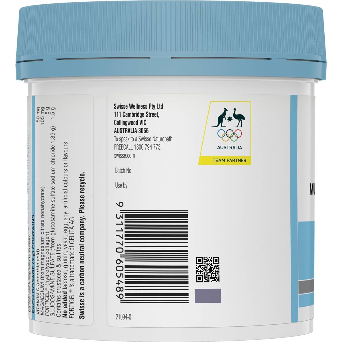 Swisse Ultiboost Collagen Joint + Muscle Health Powder 162g | Woolworths