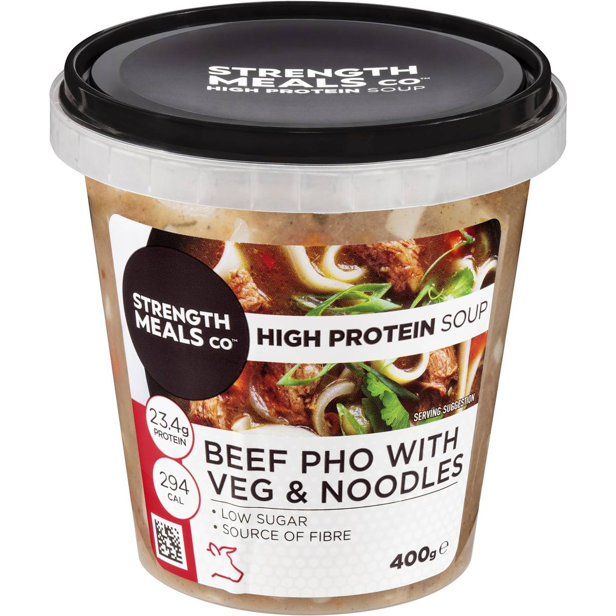 Strength Meals Co High Protein Beef Pho With Veg & Noodles Soup 400g ...