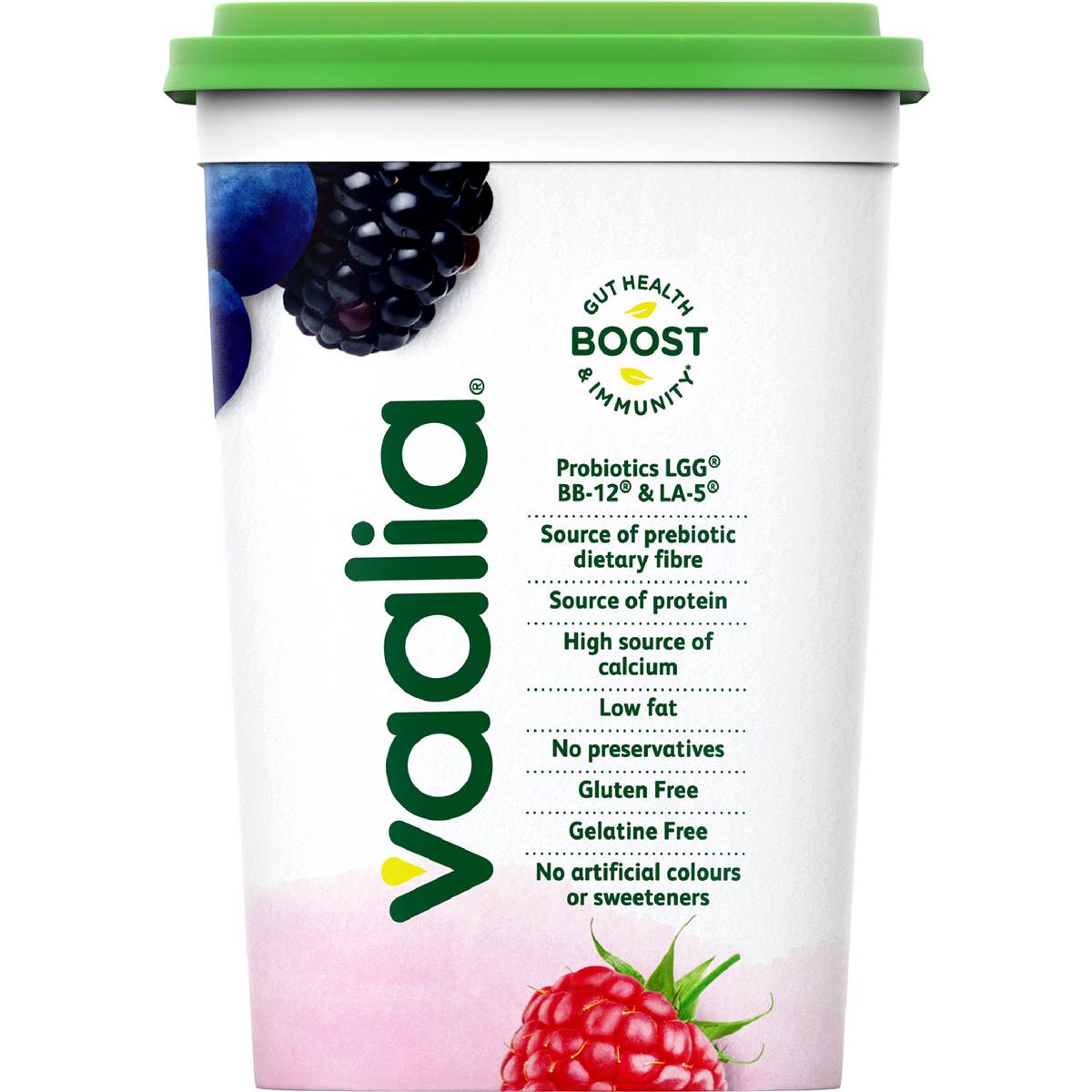 Vaalia Probiotic Yoghurt Luscious Berries 900g | Woolworths