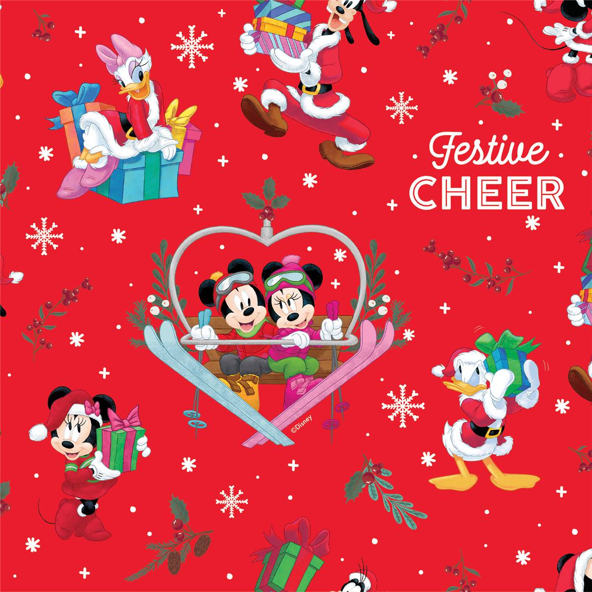 Christmas Mickey& Friends Wrapping Paper 70cm X 5m Each | Woolworths