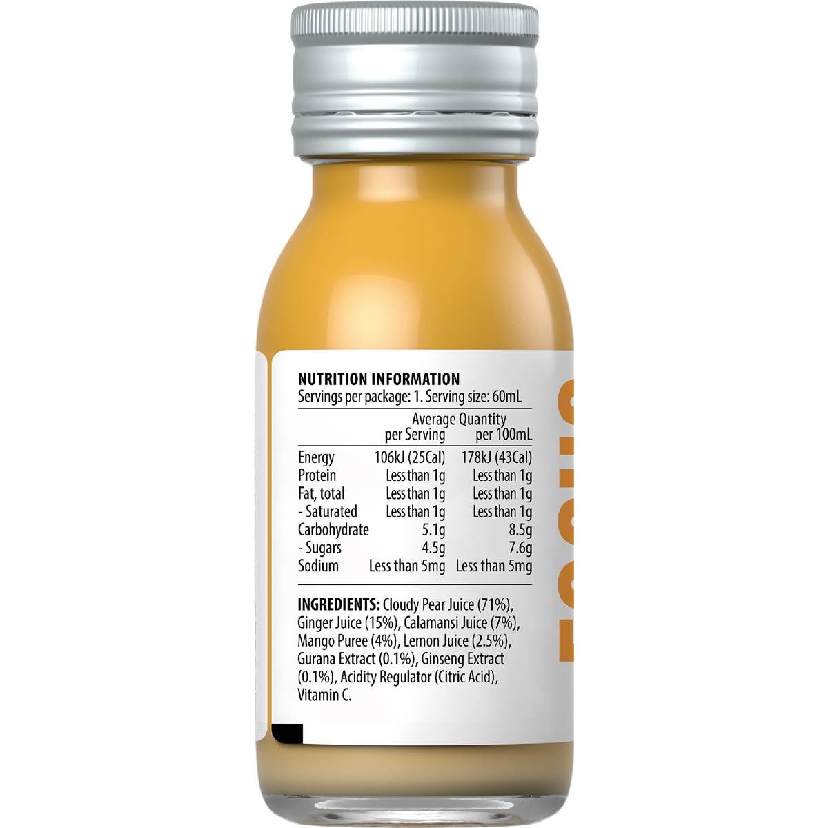 The Juice Lab Focus Brain Power Super Shot 60ml | Woolworths