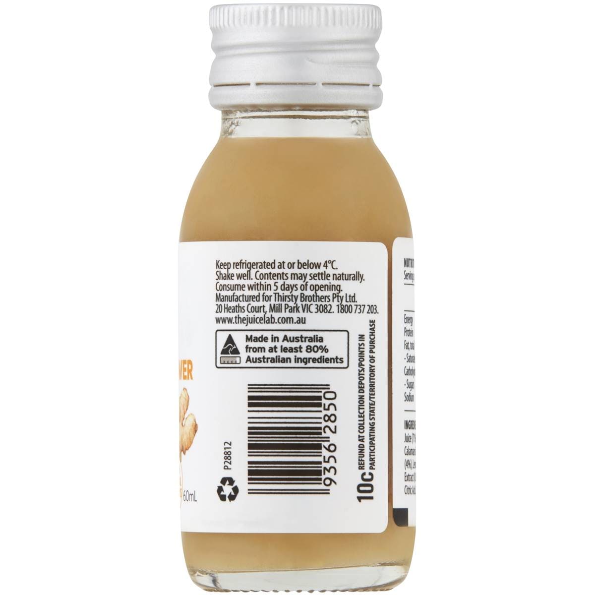 The Juice Lab Focus Brain Power Super Shot 60ml | Woolworths