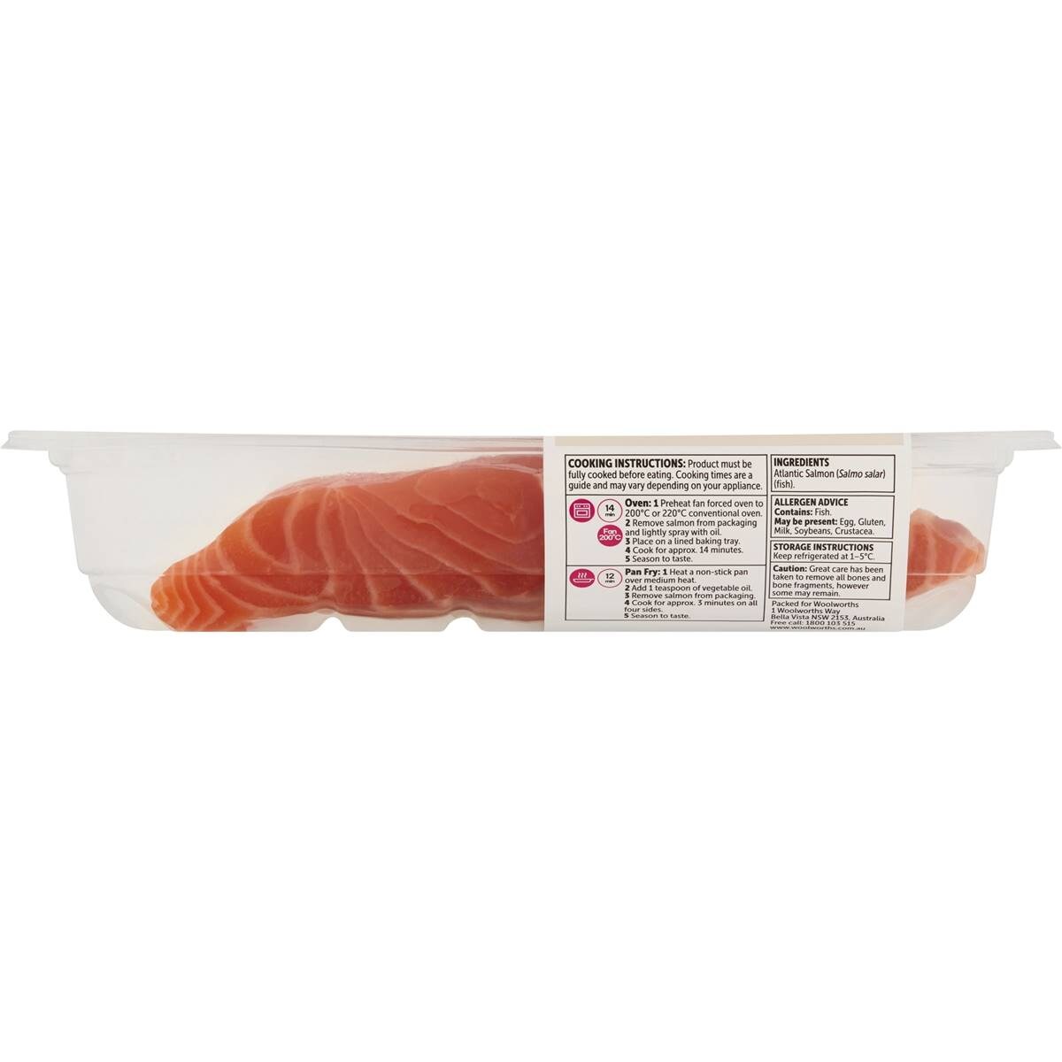 Woolworths Salmon Portions Skin Off 4 Pack | Woolworths