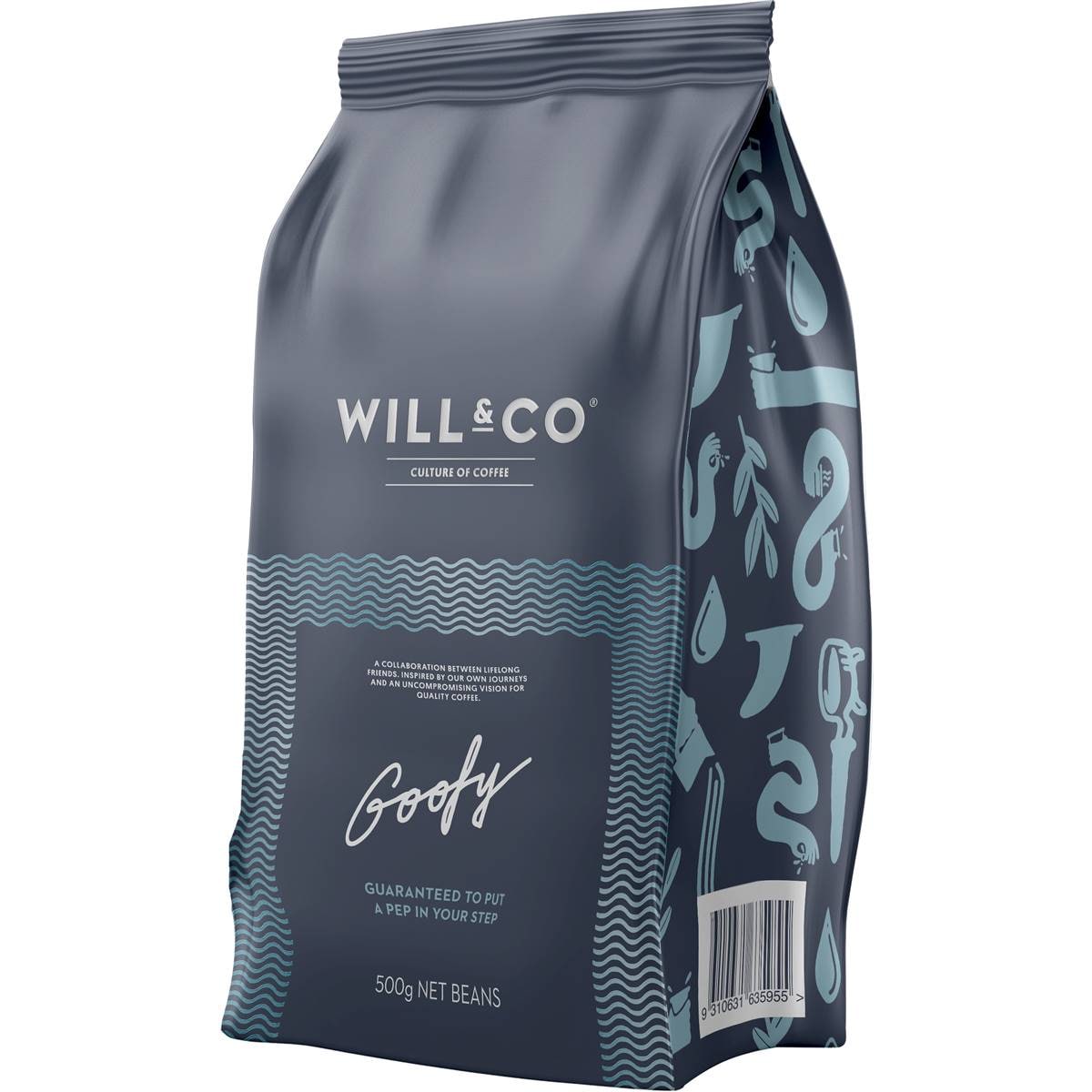 Will & Co Coffee Beans Goofy 500g | Woolworths