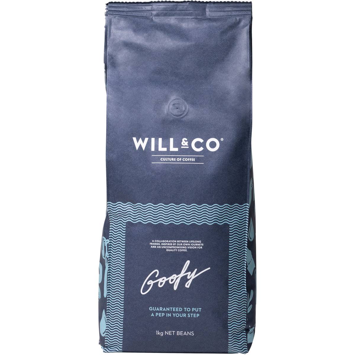 Will & Co Coffee Beans Goofy 1kg | Woolworths