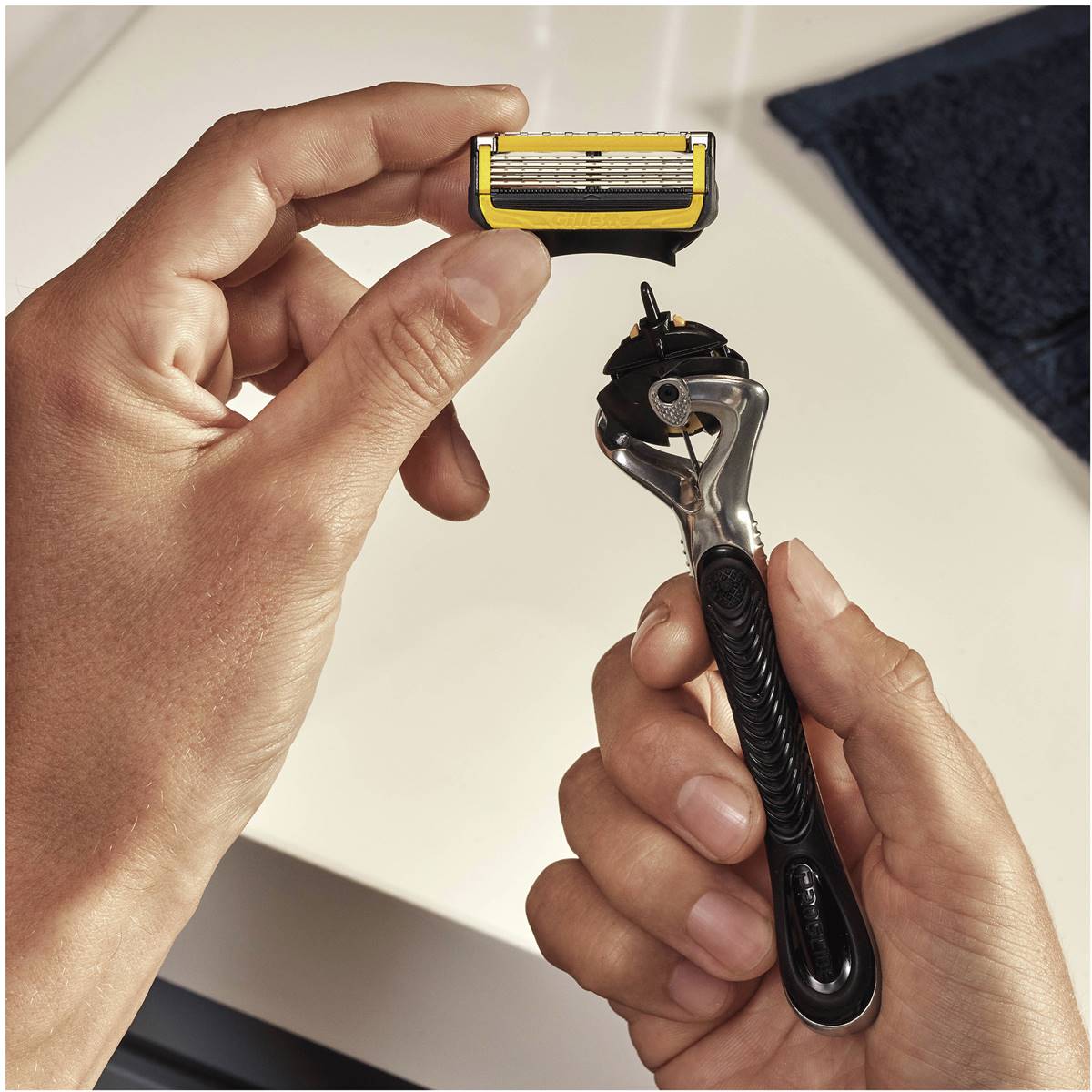 Gillette Fusion Pro Shield 5 Shaving Razor Blades 8 Pack | Woolworths