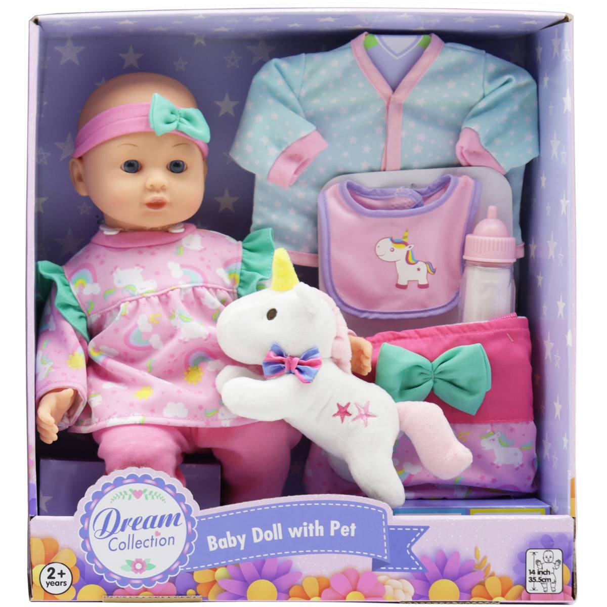 Woolworths Baby Doll With Plush Pet & Accessories Assorted Each ...