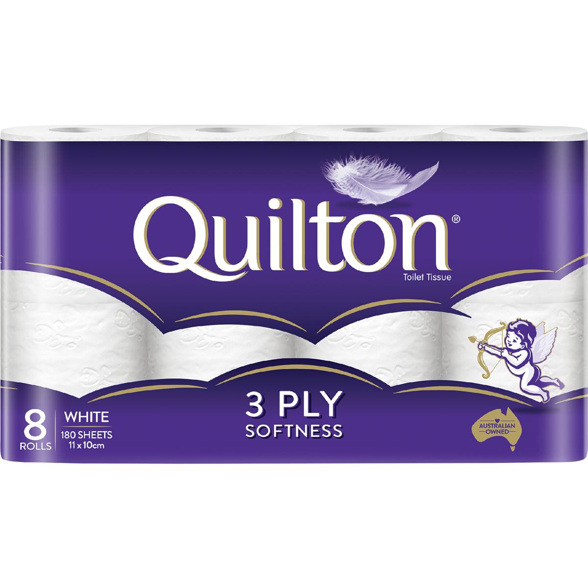 Quilton Classic Toilet Tissue 3 Ply 8 Pack | Woolworths