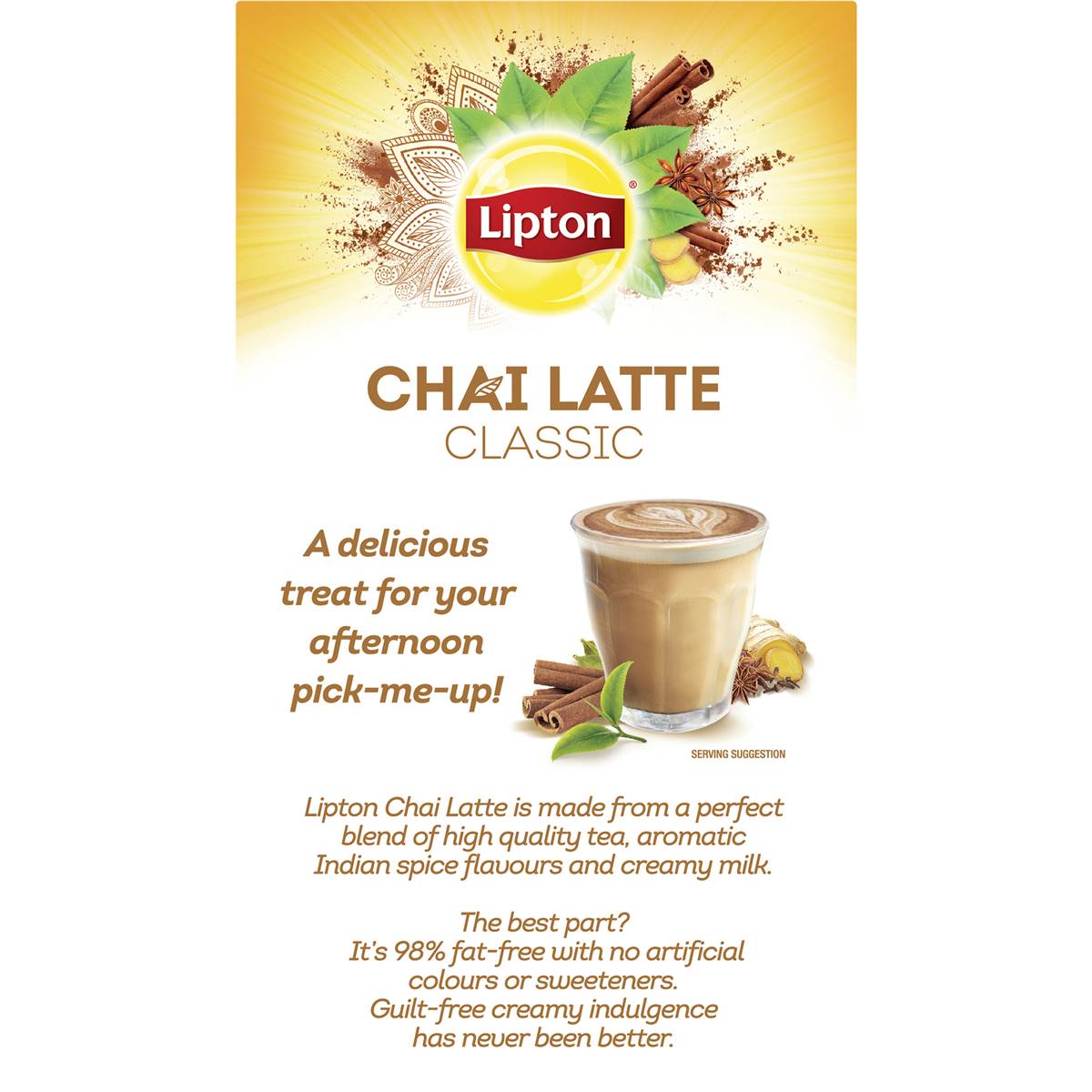 Lipton Chai Latte Classic 16 Pack | Woolworths