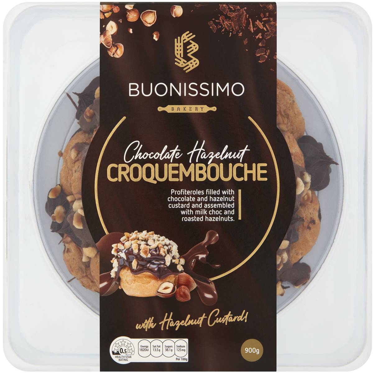 Buonissimo Chocolate & Hazelnut Croquembouche 900g | Woolworths