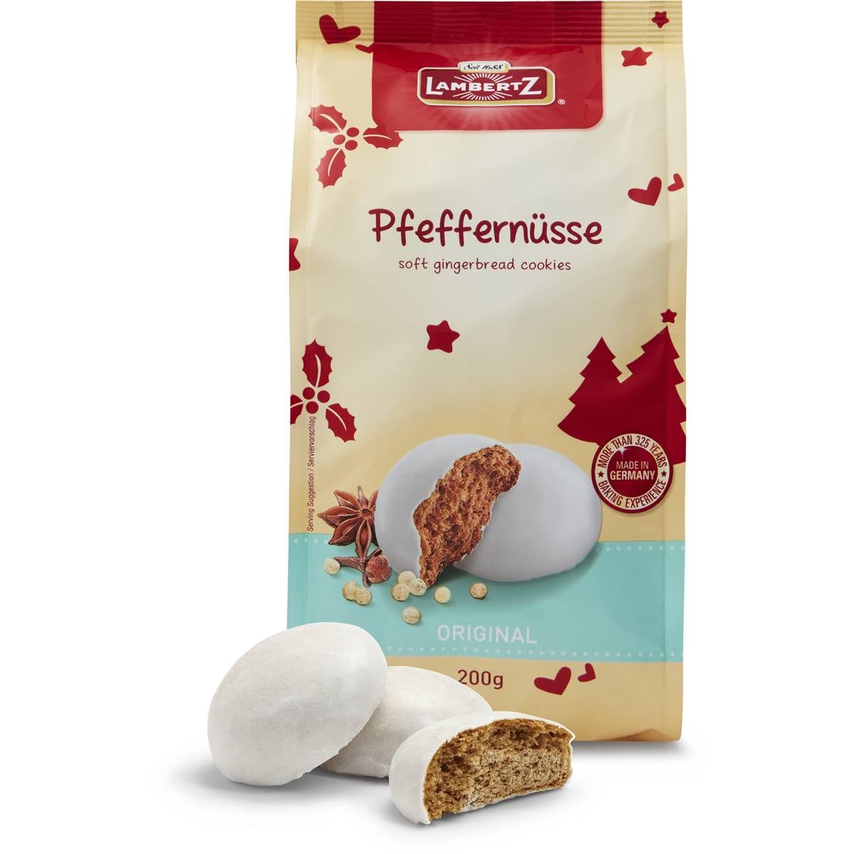 Lambertz Pfeffernusse Glazed Gingerbread Cookies 200g | Woolworths