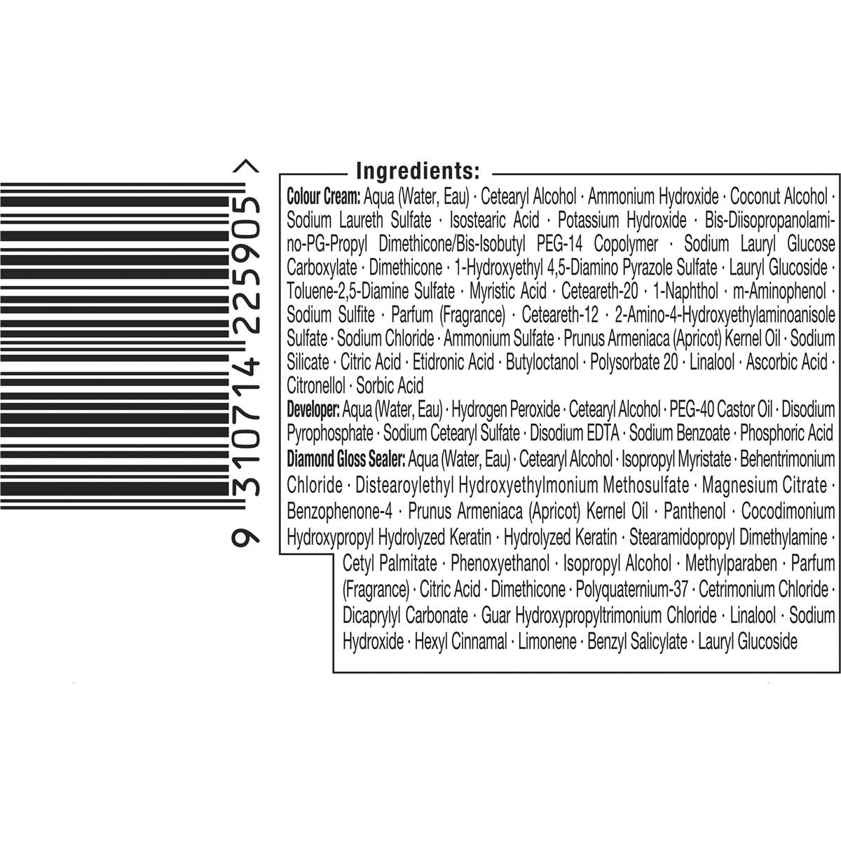 Schwarzkopf Brilliance 85 Violet Vision Permanent Colour Each | Woolworths