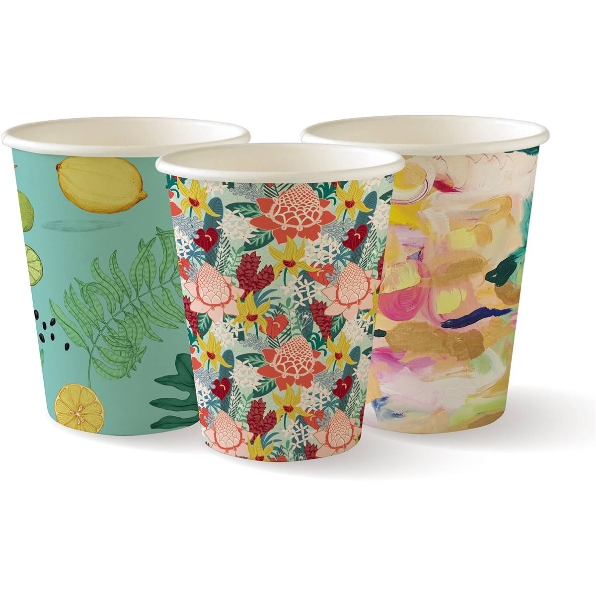Biopak Art Series Paper Cups 25 Pack | Woolworths