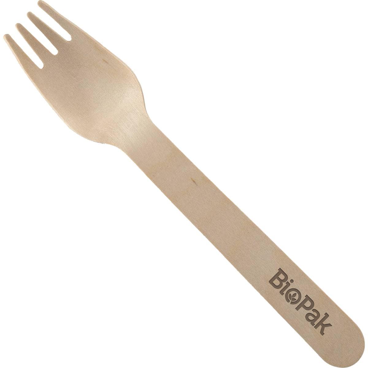 Biopak Wooden Forks 10 Pack | Woolworths