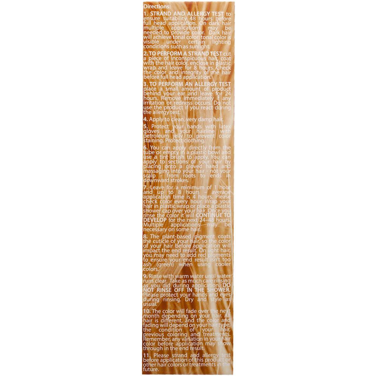 Brite Hair Color Made From Plants Copper Rose Each | Woolworths