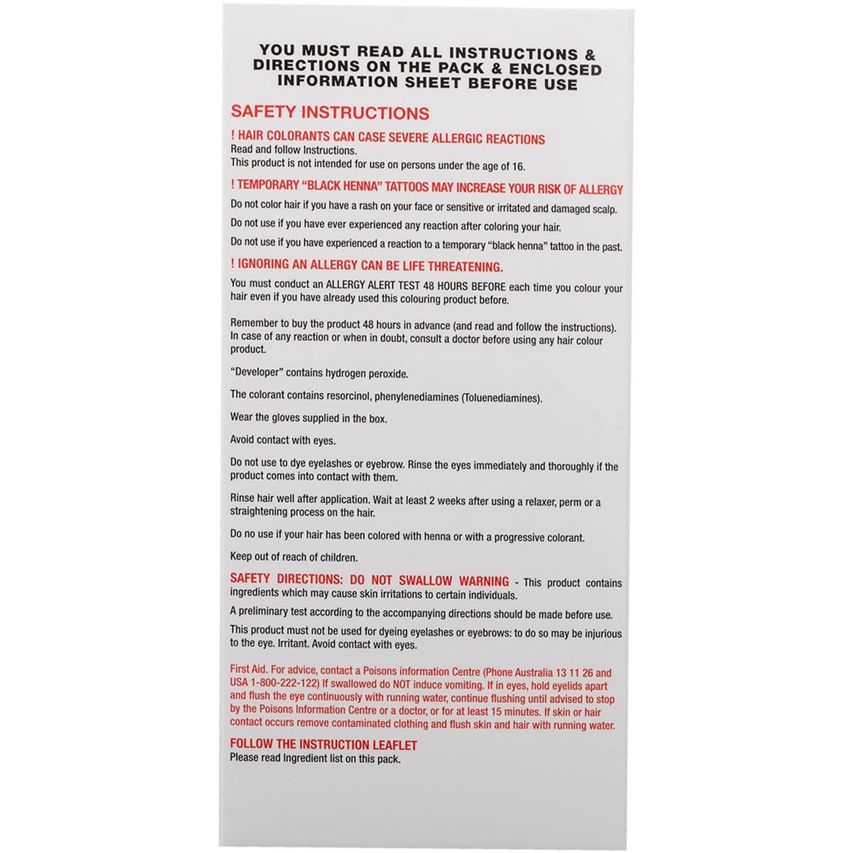 Brite White Toner Each | Woolworths
