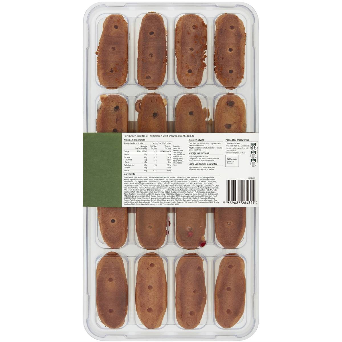 Woolworths Decorated Mini Eclairs 360g | Woolworths