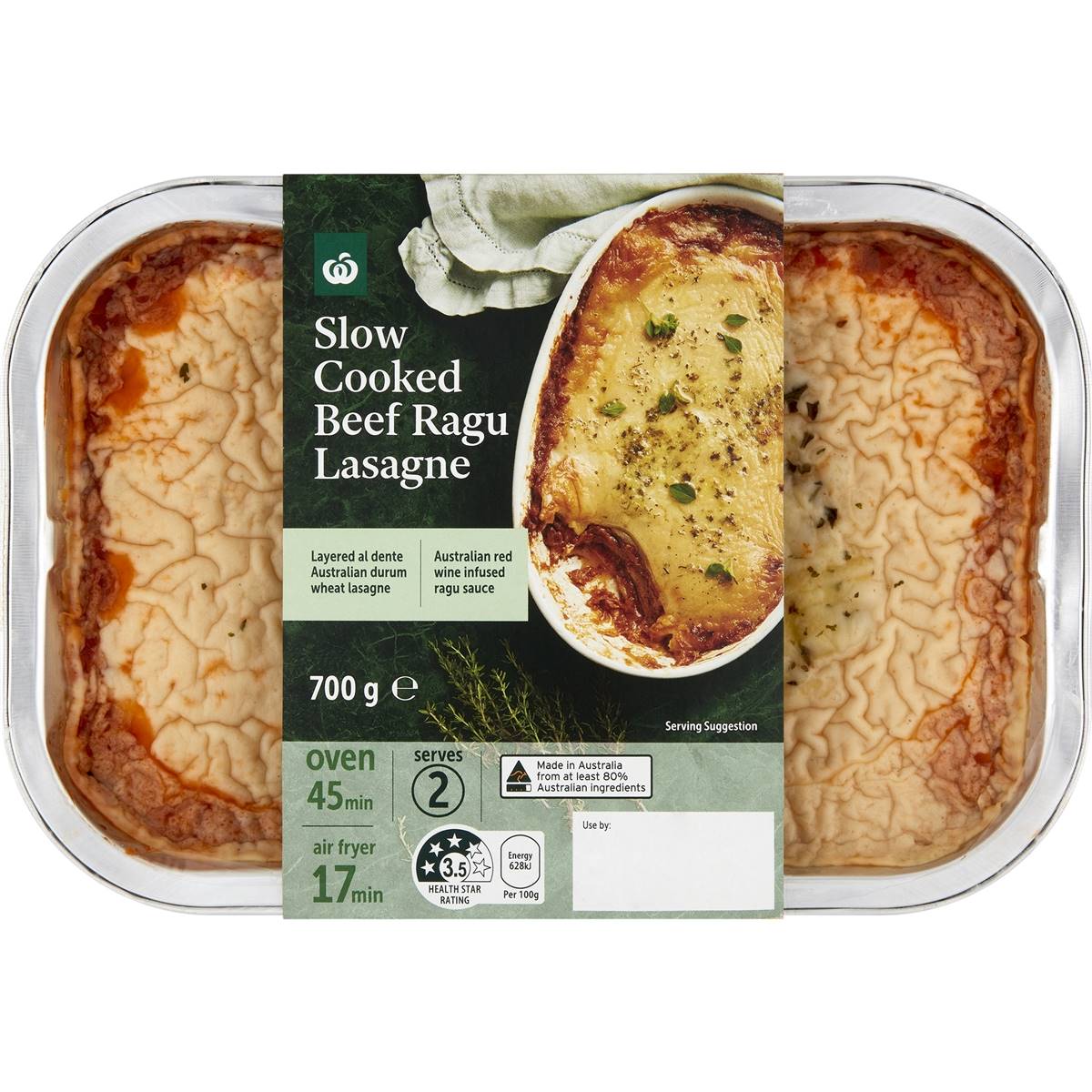 Woolworths Slow Cooked Beef Ragu Lasagne 700g | Woolworths