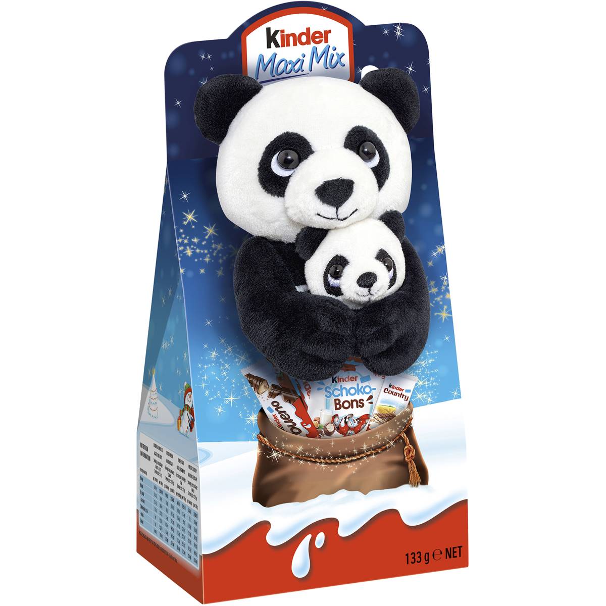 Kinder Chocolate Christmas Maxi Mix With Plush Assorted 133g | Woolworths