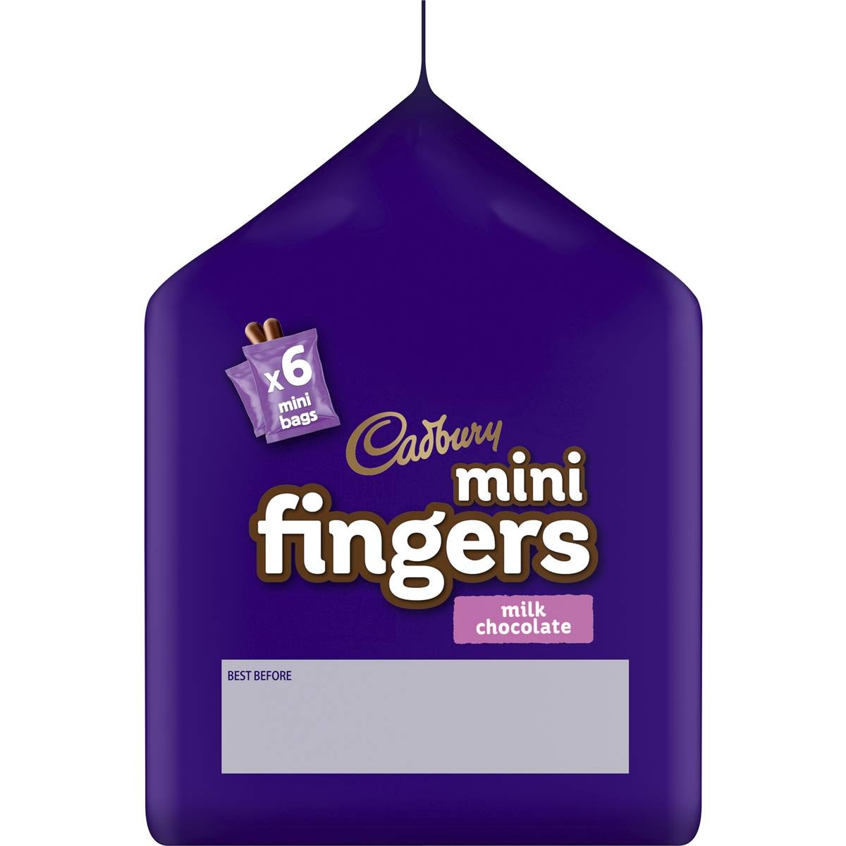 Cadbury Mini Fingers Biscuits Mini Bags Multipack 116g | Woolworths