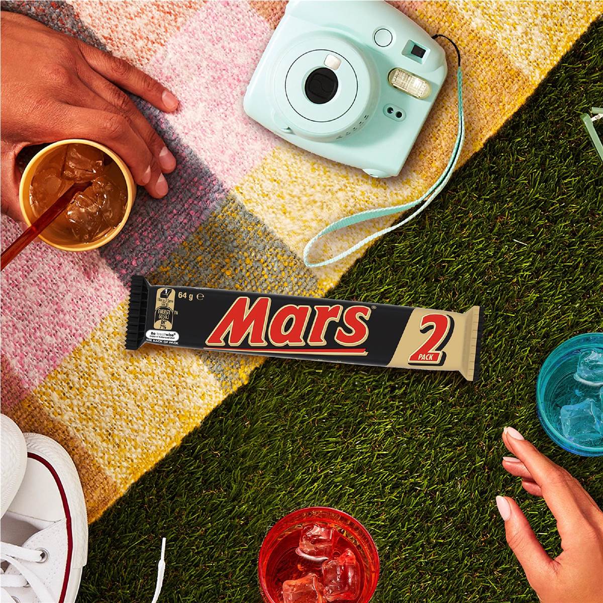 Mars Milk Chocolate Bar Caramel & Nougat 2 Pieces 64g | Woolworths