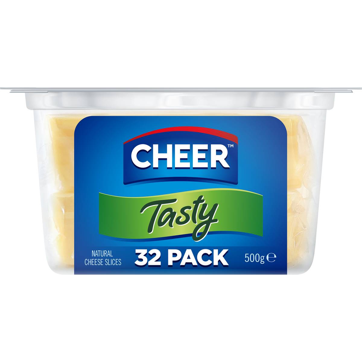 Cheer Cheese Slices Tasty 500g | Woolworths