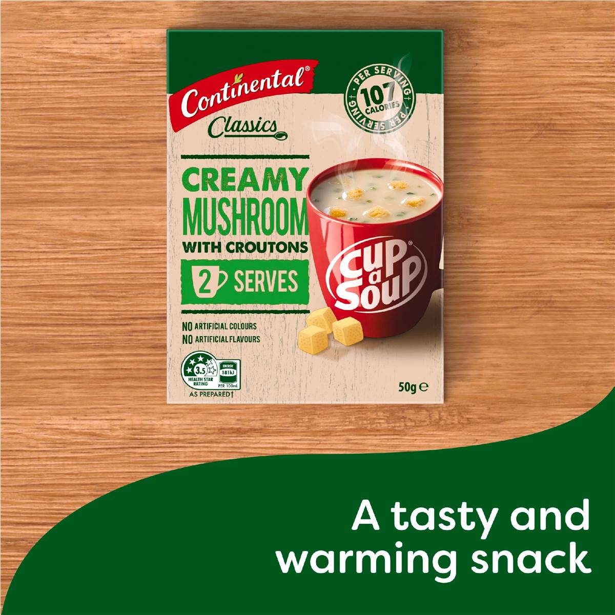 Continental Classics Cup A Soup Creamy Mushroom With Croutons 50g ...
