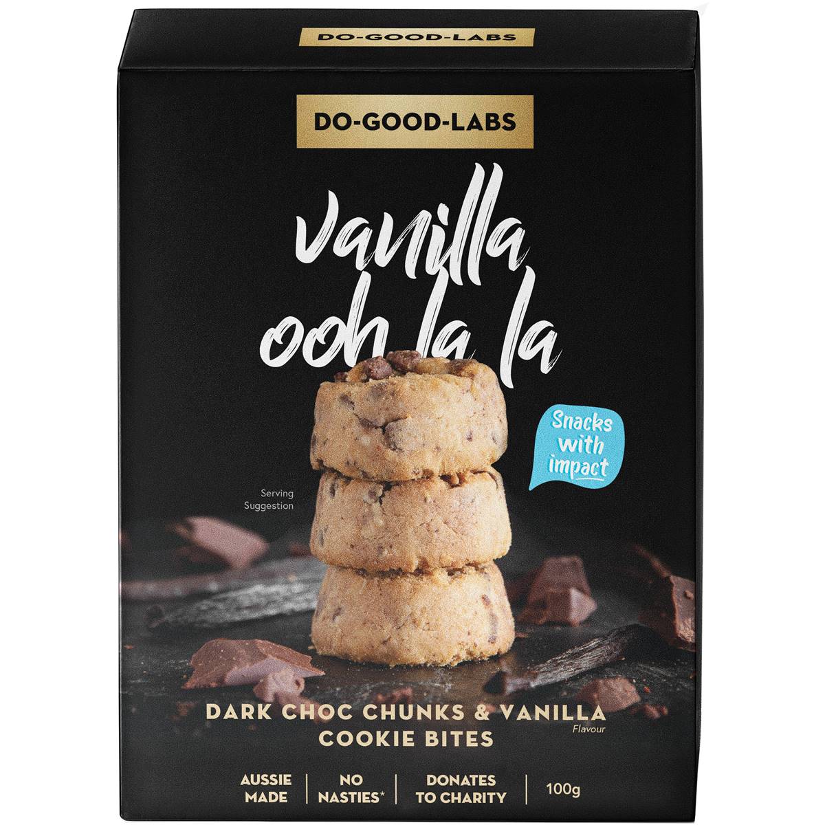 Do Good Labs Dark Choc Chunks Classic Bites 100g | Woolworths