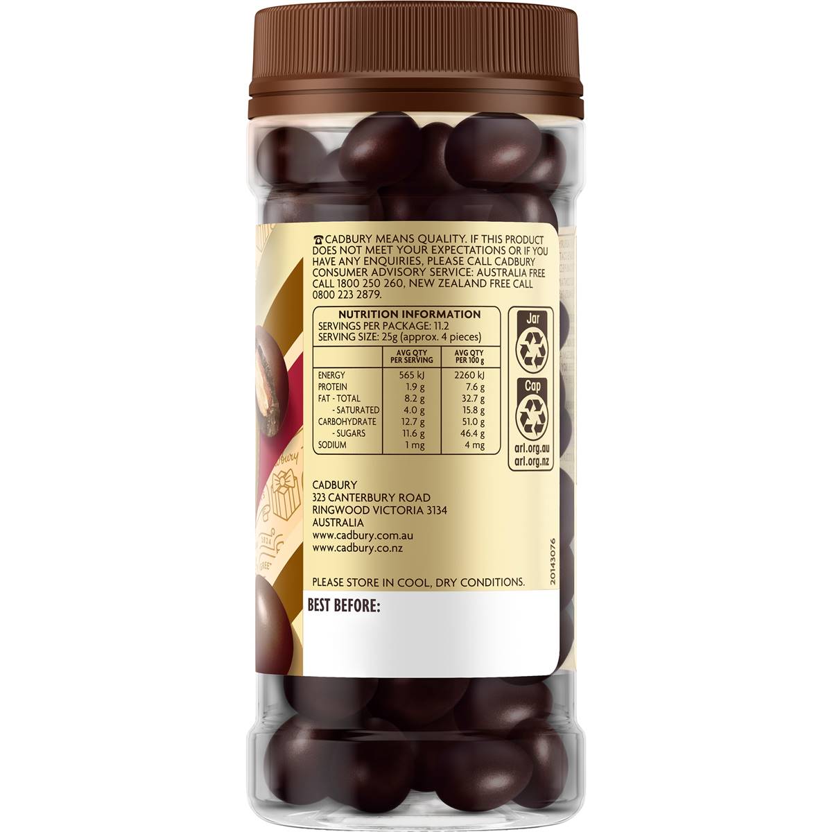 Cadbury Old Gold Dark Chocolate Coated Almonds 280g | Woolworths Cadbury Old Gold Dark Chocolate Coated Almonds 280g | Woolworths
